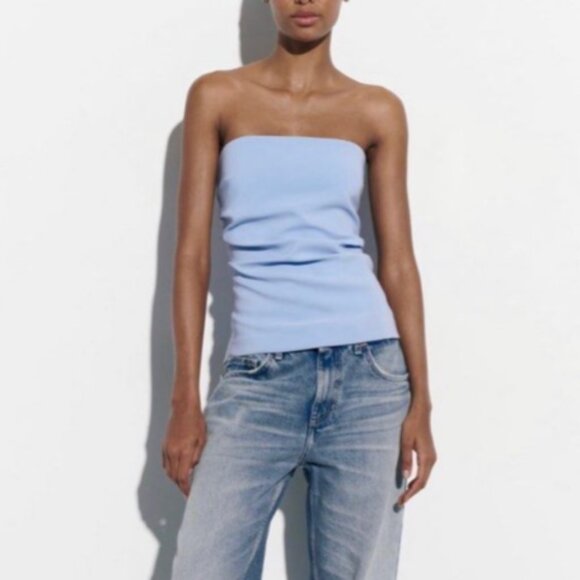 Zara | Tops | Nwt Zara Tube Top | Poshmark